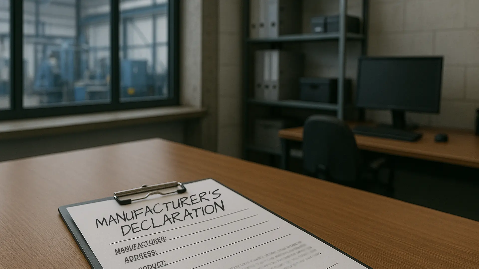 Manufacturer’s Declaration: all you need to know, including Sample