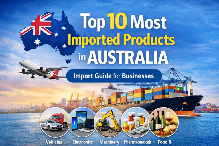 Top 10 Most Imported Products in Australia | Import Guide